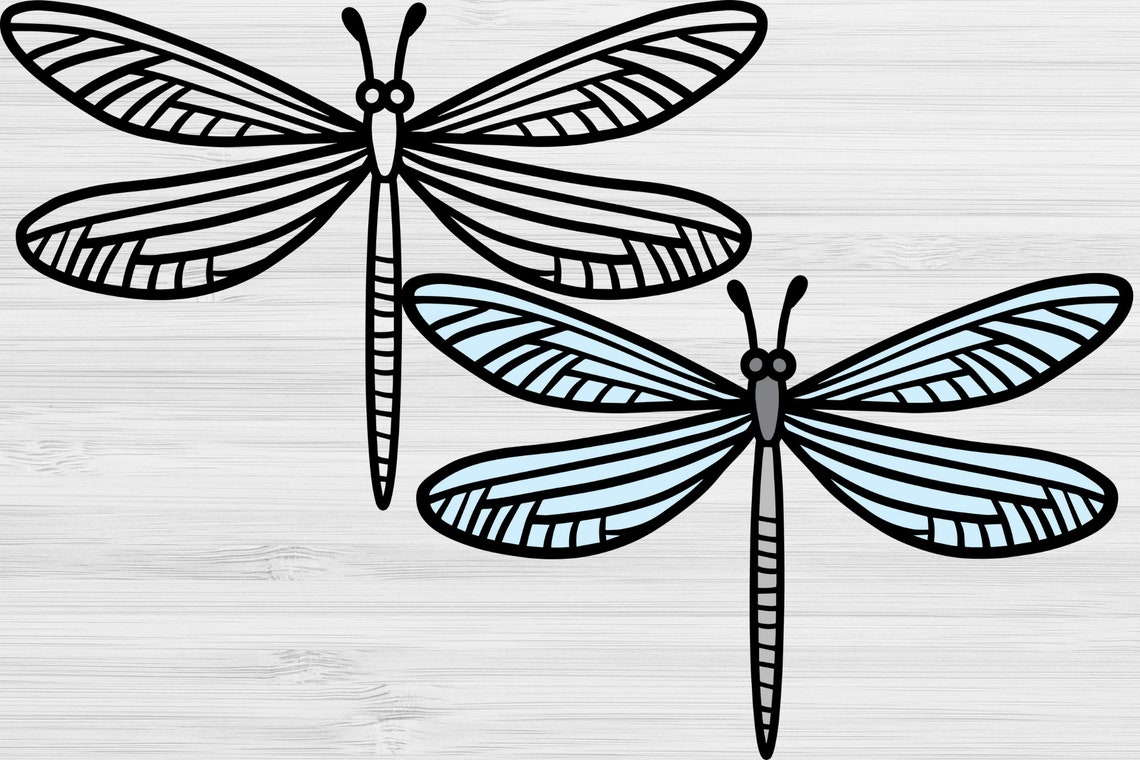 Dragonfly Svg Layered Dragonfly Svg Dragonflies Svg - Etsy
