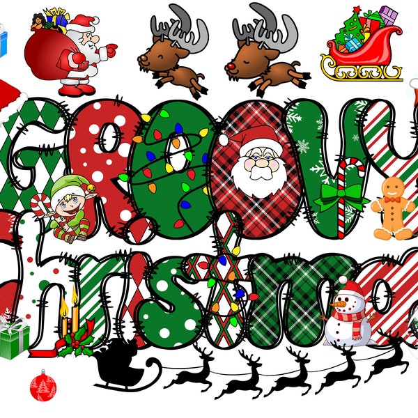 Christmas Doodle - Etsy