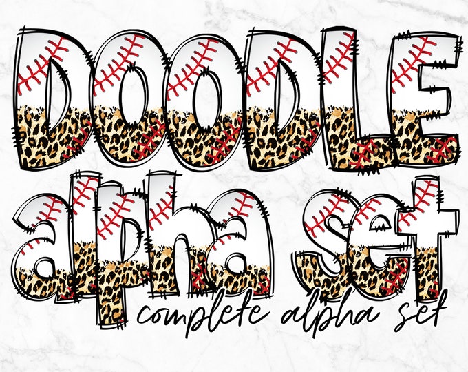 Doodle Alphabet PNG, Alphabet Letters PNG Bundle, Hand Drawn Doodles ...