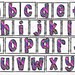 Boxed Doodle Alpha PNG Bundle, Alphabet Clipart, Hand Drawn Doodle ...