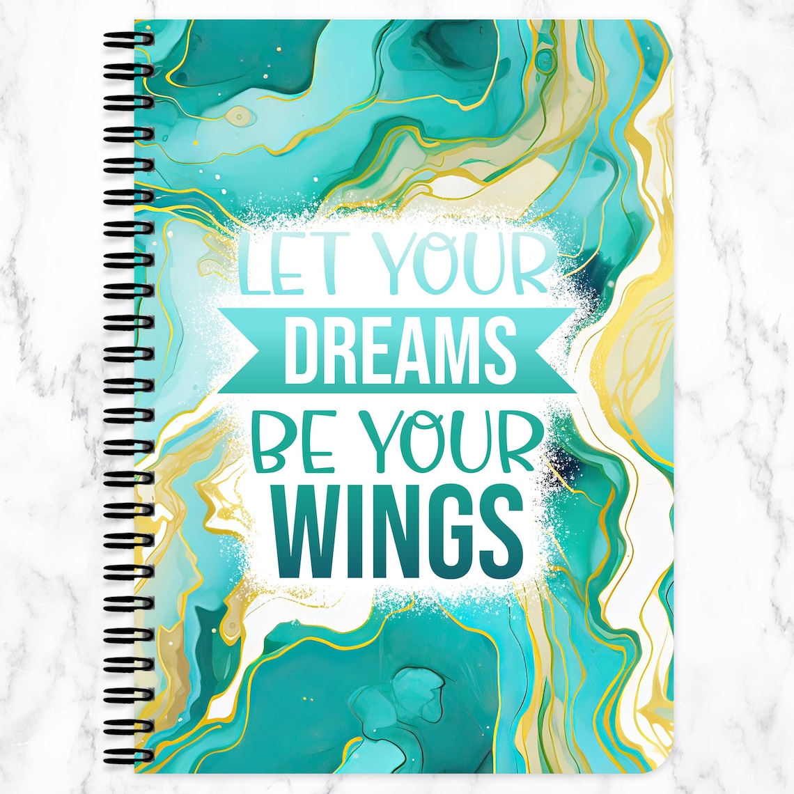 Positive Quotes Notebook Sublimation Design, Daily Affirmation Journal ...