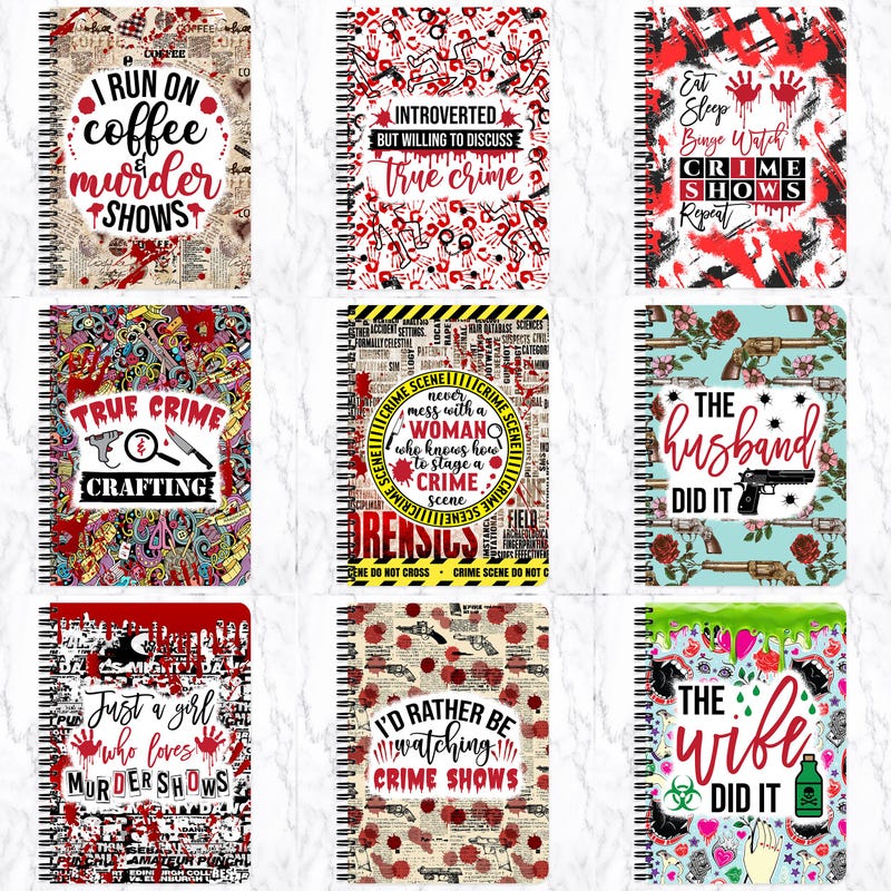 Crime Scene Notebooks - Etsy