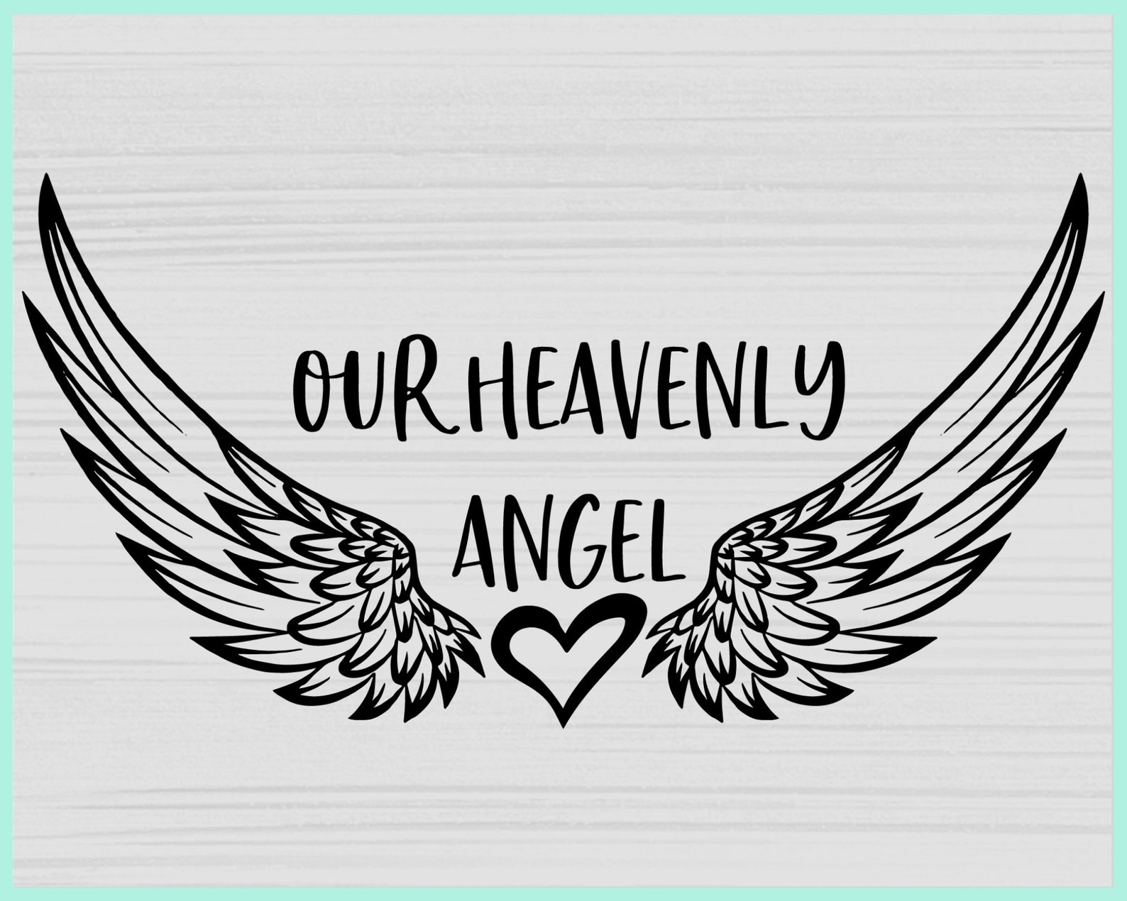 Heavenly Angel Svg Bundle, Christmas Memorial Svg, in Loving Memory ...