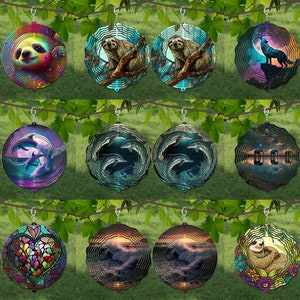 Neon Wind Spinner Bundle Sublimation Design Template, Bright Wind ...