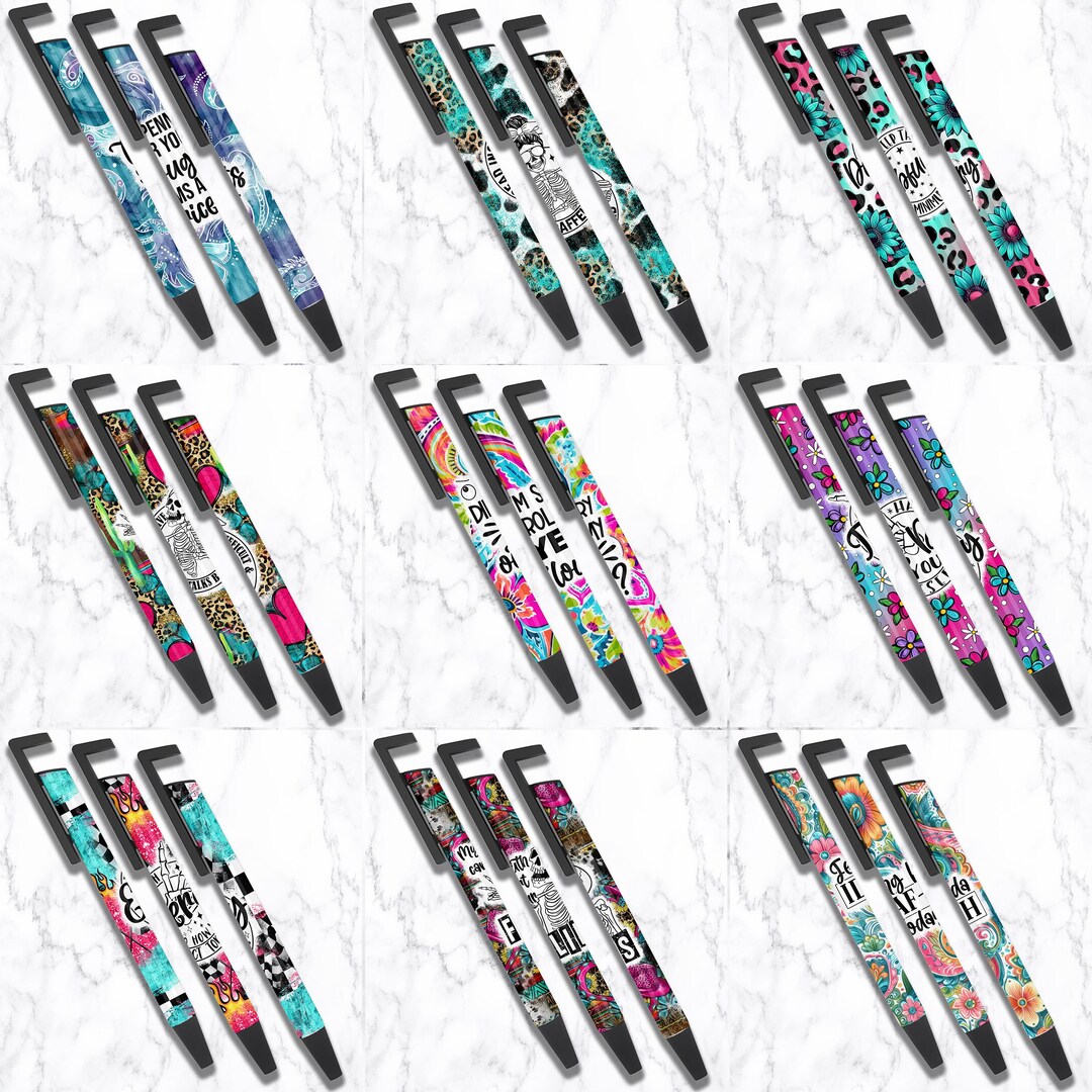 Sarcastic Pen Wrap Funny Epoxy Bundle, Sarcasm Epoxy Pen Wrap, Adult ...