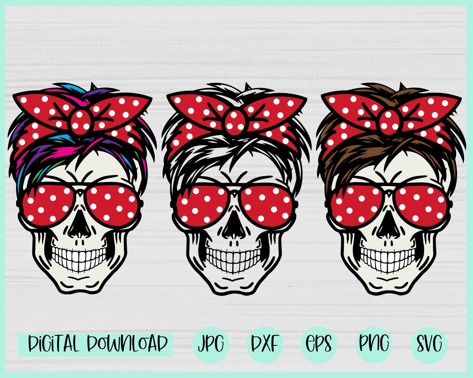Mom Skull Svg Pixie Hair Svg Mom Life SVG Momlife Skull - Etsy