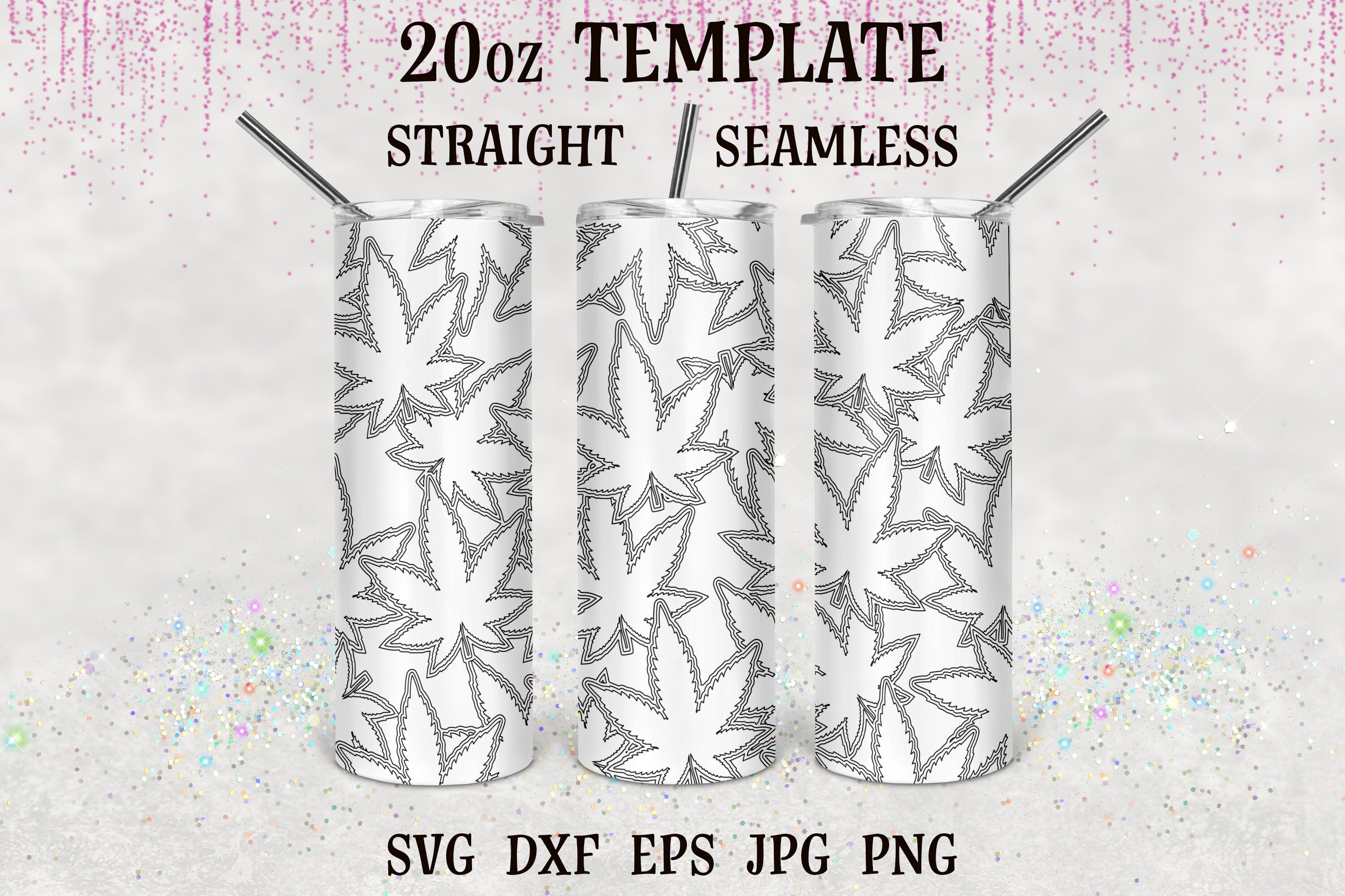 Burst Tumbler Template Free