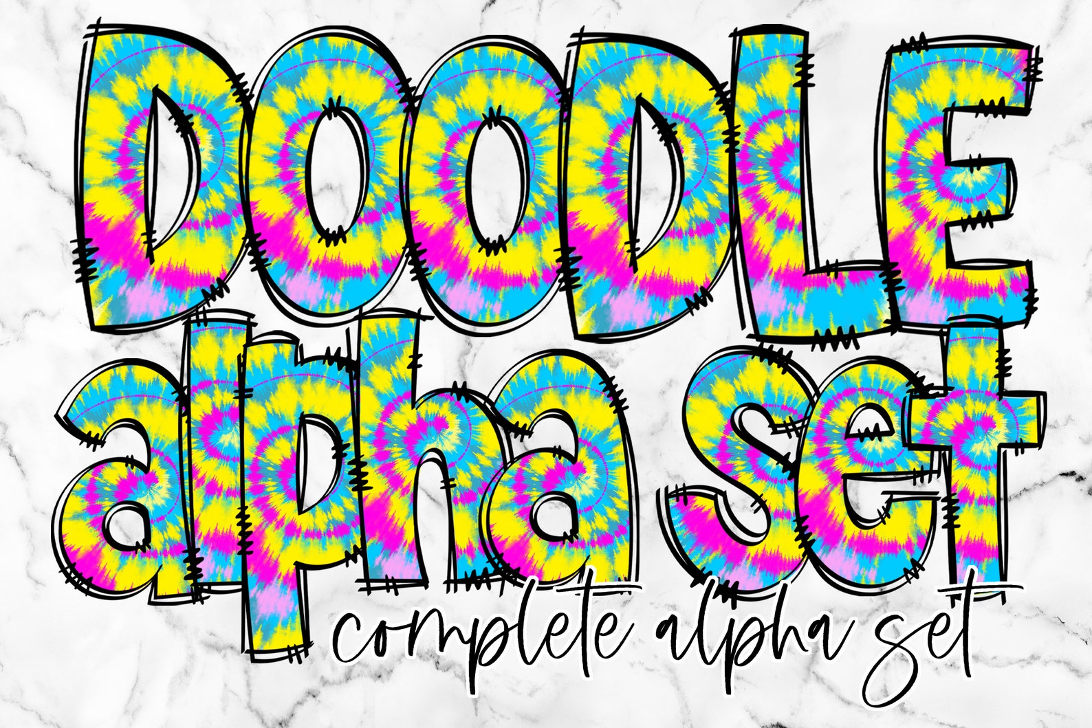 Tie Dye Alphabet Letters PNG Bundle Alphabet Clipart Tie Dye - Etsy