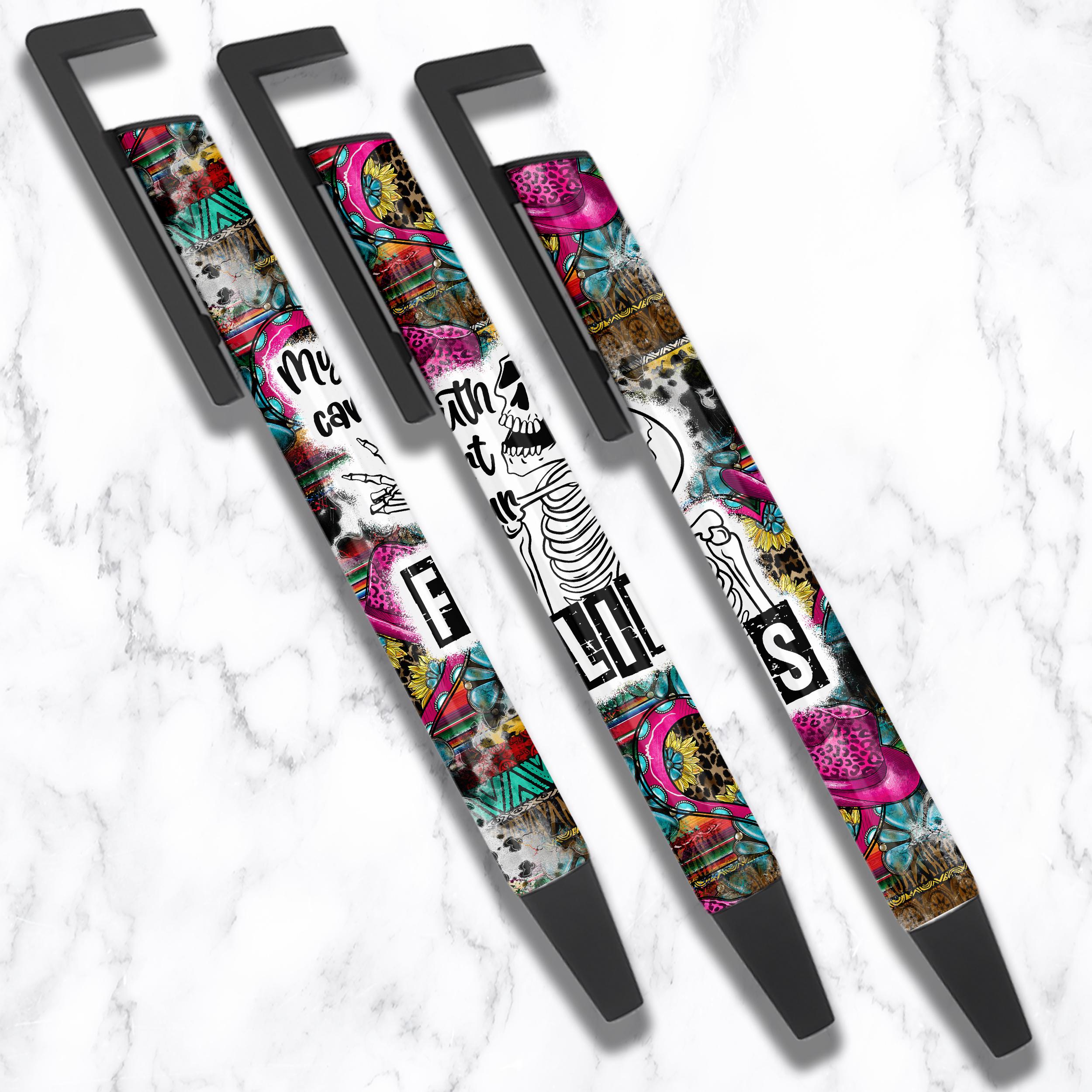 Sarcastic Pen Wrap Funny Epoxy Bundle, Sarcasm Epoxy Pen Wrap, Adult ...