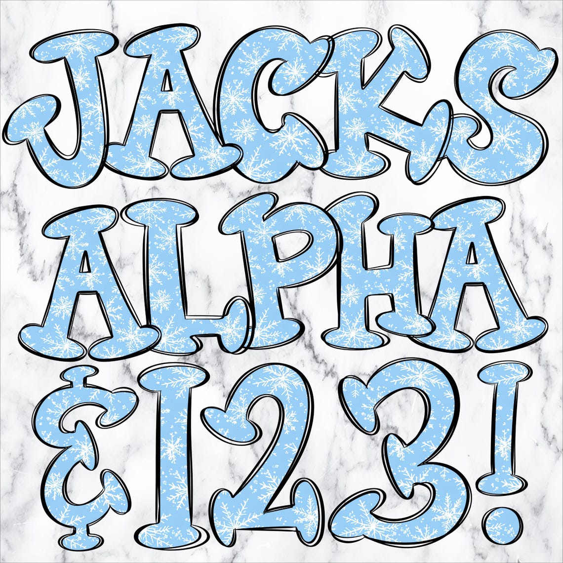 Winter Christmas Letters Alphabet PNG Christmas Alphabet Clipart ...
