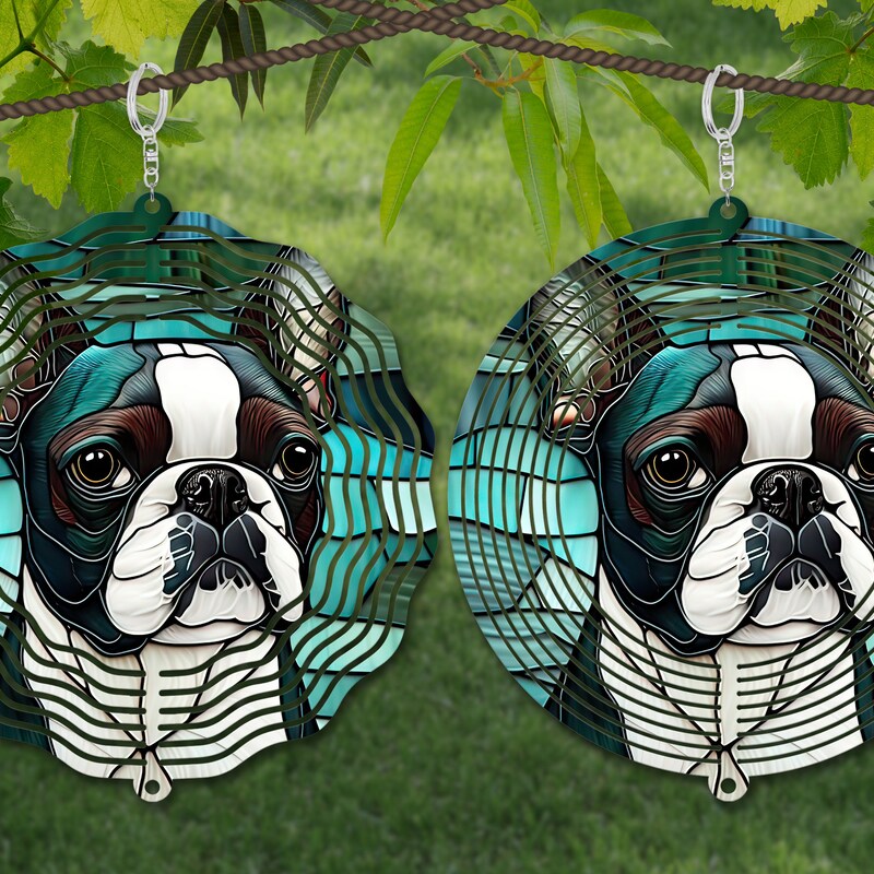 Dog Wreath Boston Terrier - Etsy