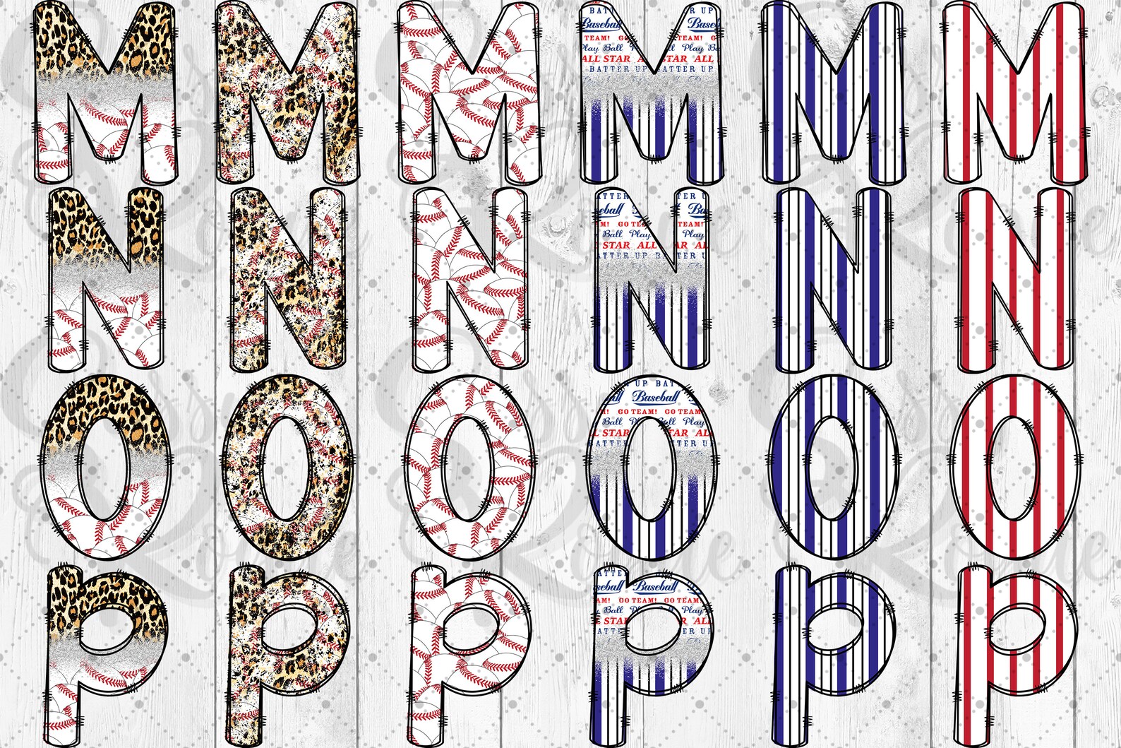 Doodle Letters and Numbers Doodle Sublimation Letters & | Etsy