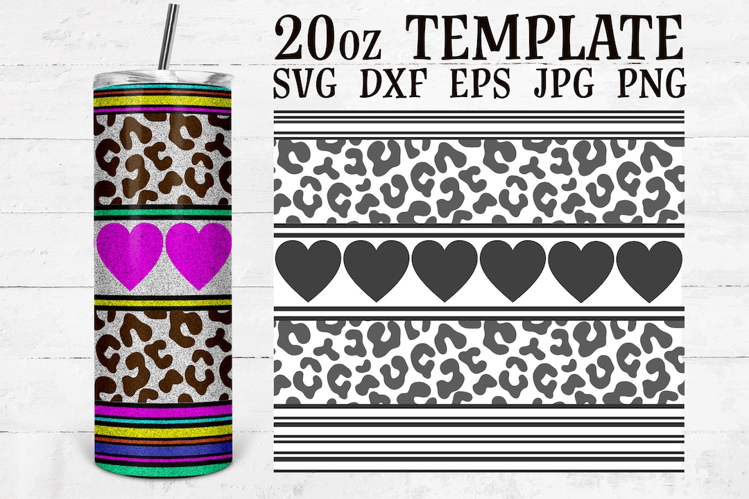 Leopard Print Serape Burst Tumbler Template Svg, Burst Tumbler Svg ...