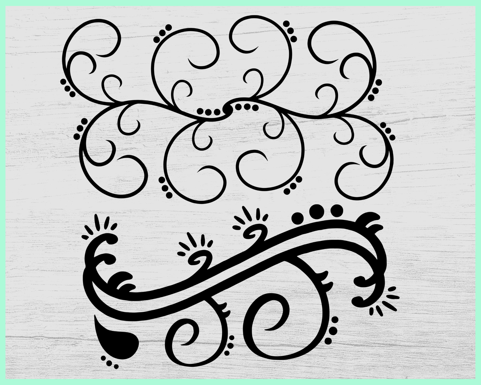 Flourish Svg Bundle Swoosh Svg Swashes Svg Swirl Svg - Etsy UK