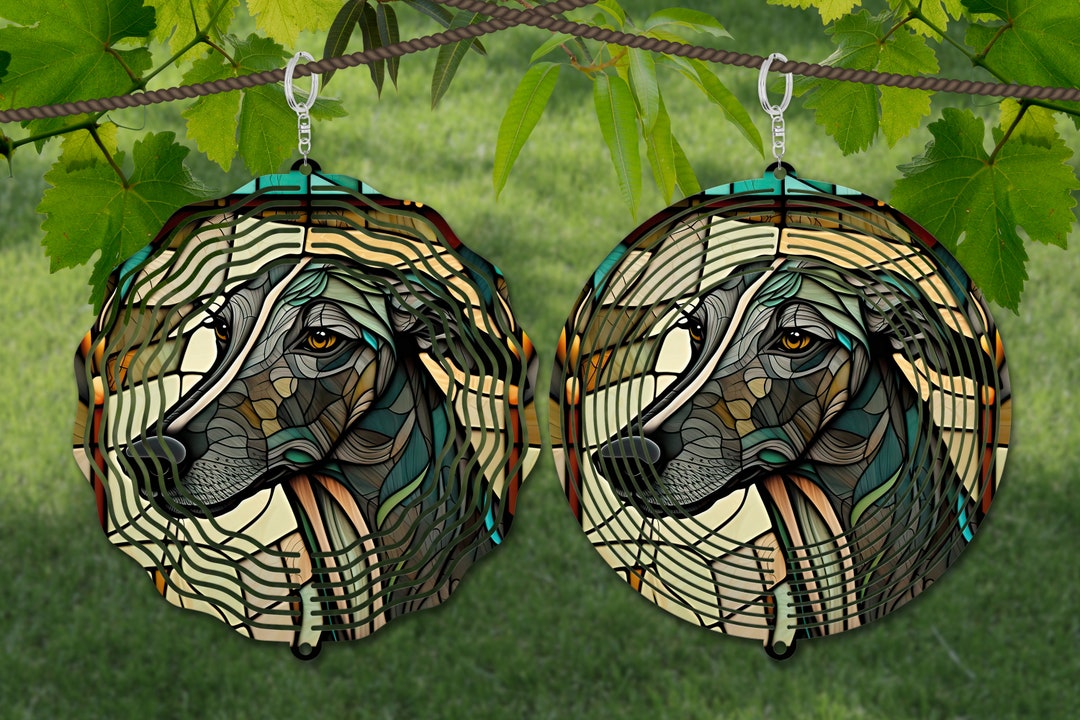 Greyhound Wind Spinner Sublimation, Dog Wind Spinner SVG, 10 Inch Round ...