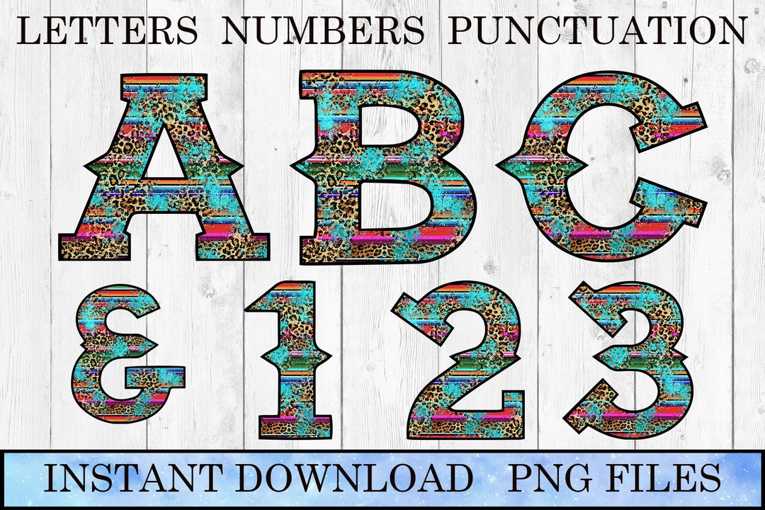 Western Letters and Numbers, Letters & Numbers PNG, Western Alphabet ...