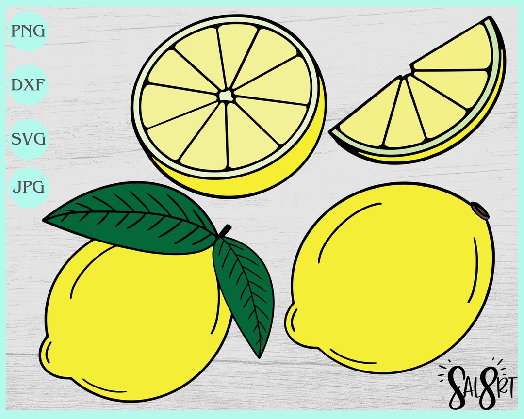Lemons Svg Lemon Svg Bundle Summer Svg Lemon Clipart - Etsy Canada