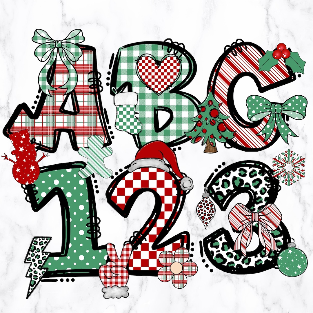 Christmas Letters Printable Letters, Coquette Christmas Lettering ...