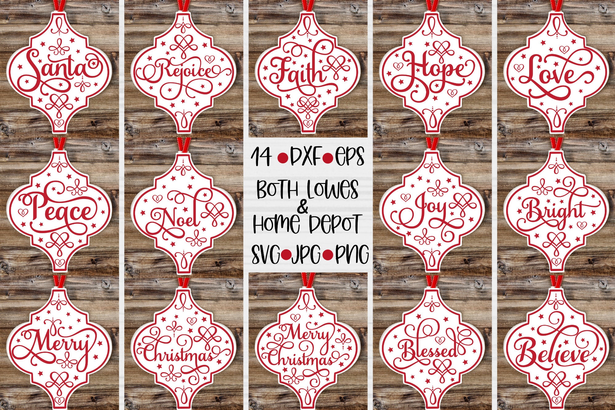 Arabesque Svg Tile Template Svg Christmas Words Svg - Etsy