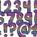 Leopard Print Alphabet Letters PNG Bundle, Alphabet Clipart, Rainbow ...