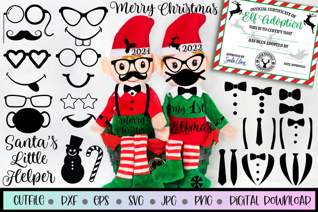 Elf Kit Svg, Elf Toy Kit Svg, Elf Disguise Svg, Elf Dressup Svg, Elf ...