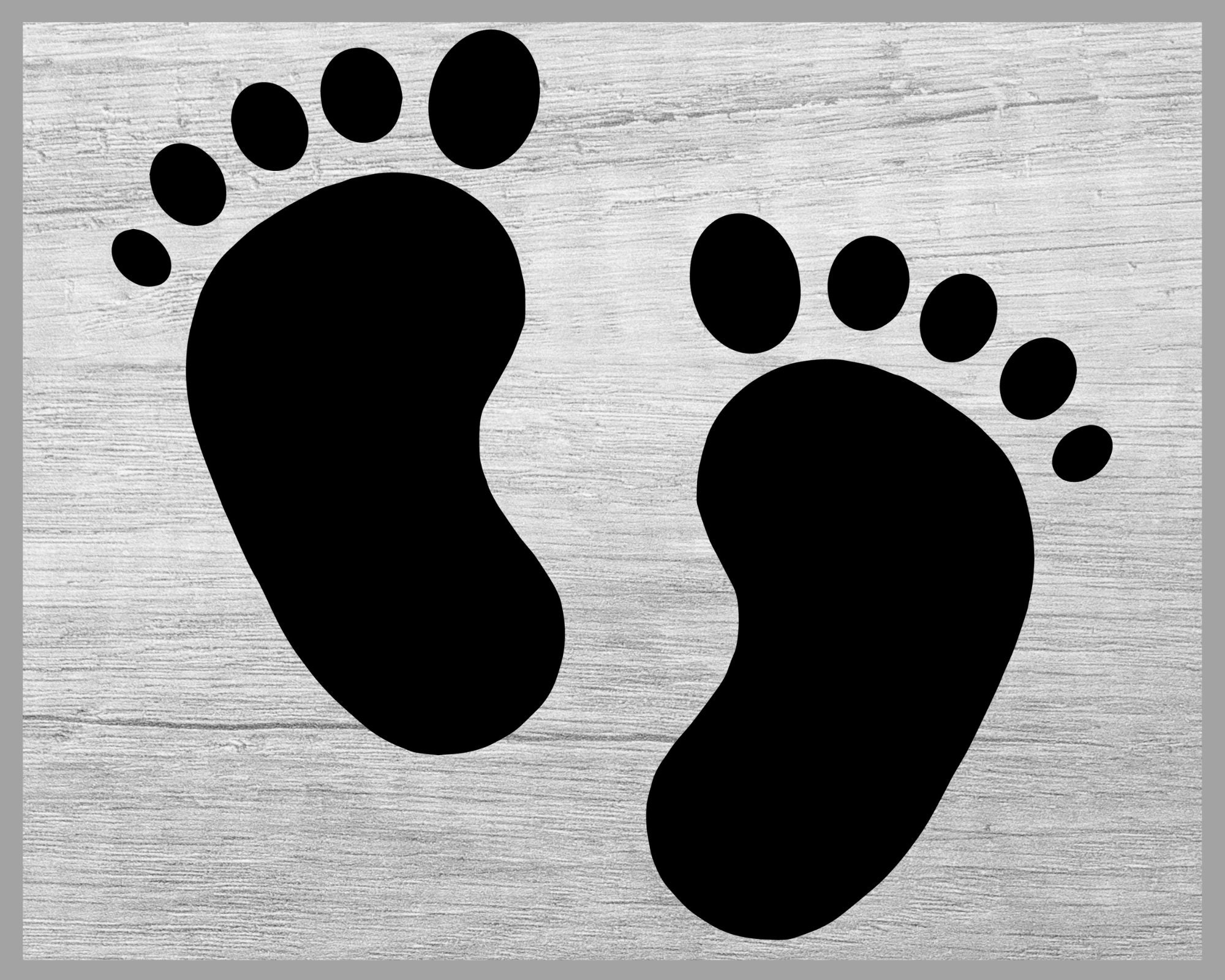 Baby Footprint Svg Baby Feet Svg baby Foot Print Svg Baby | Etsy New ...