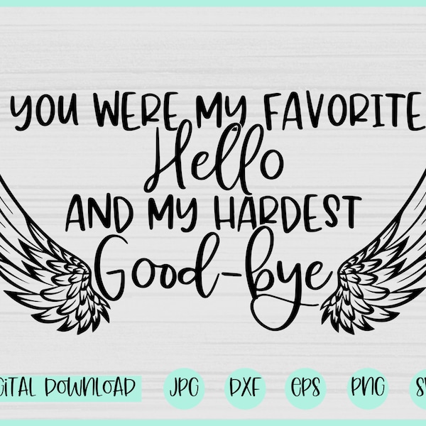 Hardest Goodbye - Etsy