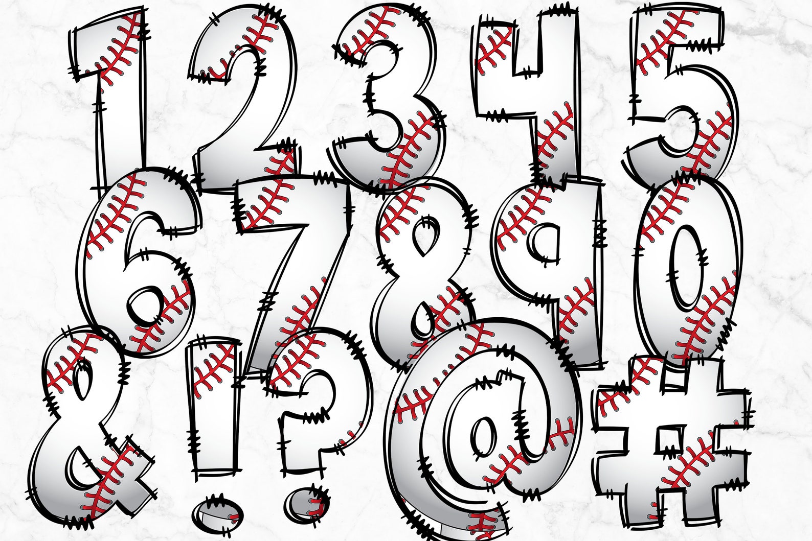Baseball Alphabet Letters PNG Bundle Alphabet Clipart - Etsy
