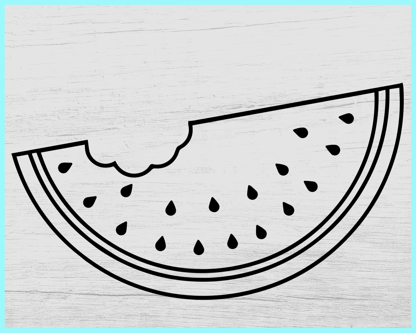 Watermelon Svg Watermelon Slice Svg Beach Svg Summer Svg - Etsy