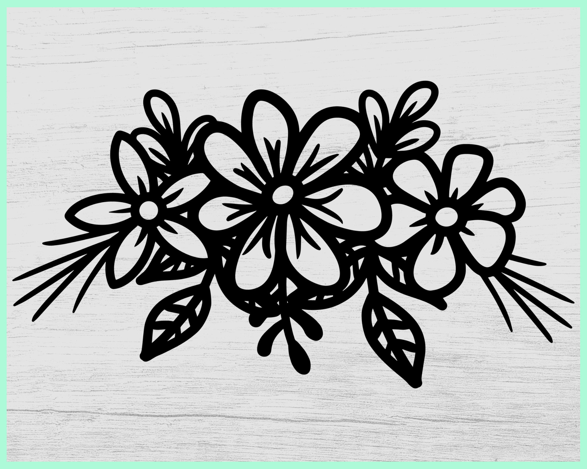 Flower Svg, Floral Svg, Layered Flower Svg, Layered Floral Svg, Flower ...