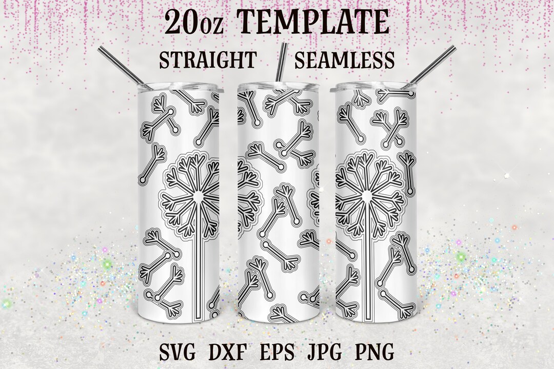 Dandelion Burst Tumbler Template Svg, Burst Tumbler Svg, Burst Template ...