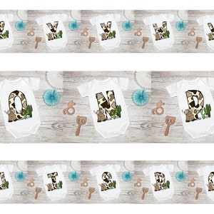 Editable Highland Cow Western Decorative Doodle Letters, Make Your Own ...