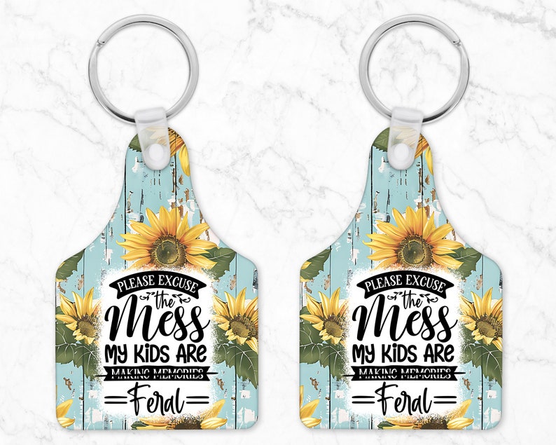 Cow Tag Sublimation Bundle, Mom Key Ring Sublimate, Mother Cowtag ...