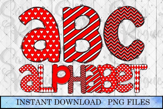 Doodle Letters and Numbers Doodle Sublimation Letters & | Etsy