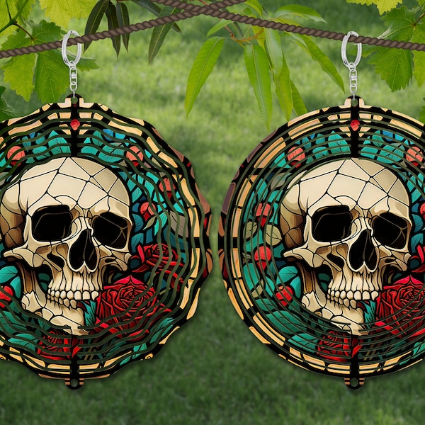 Skull Spinner Png - Etsy