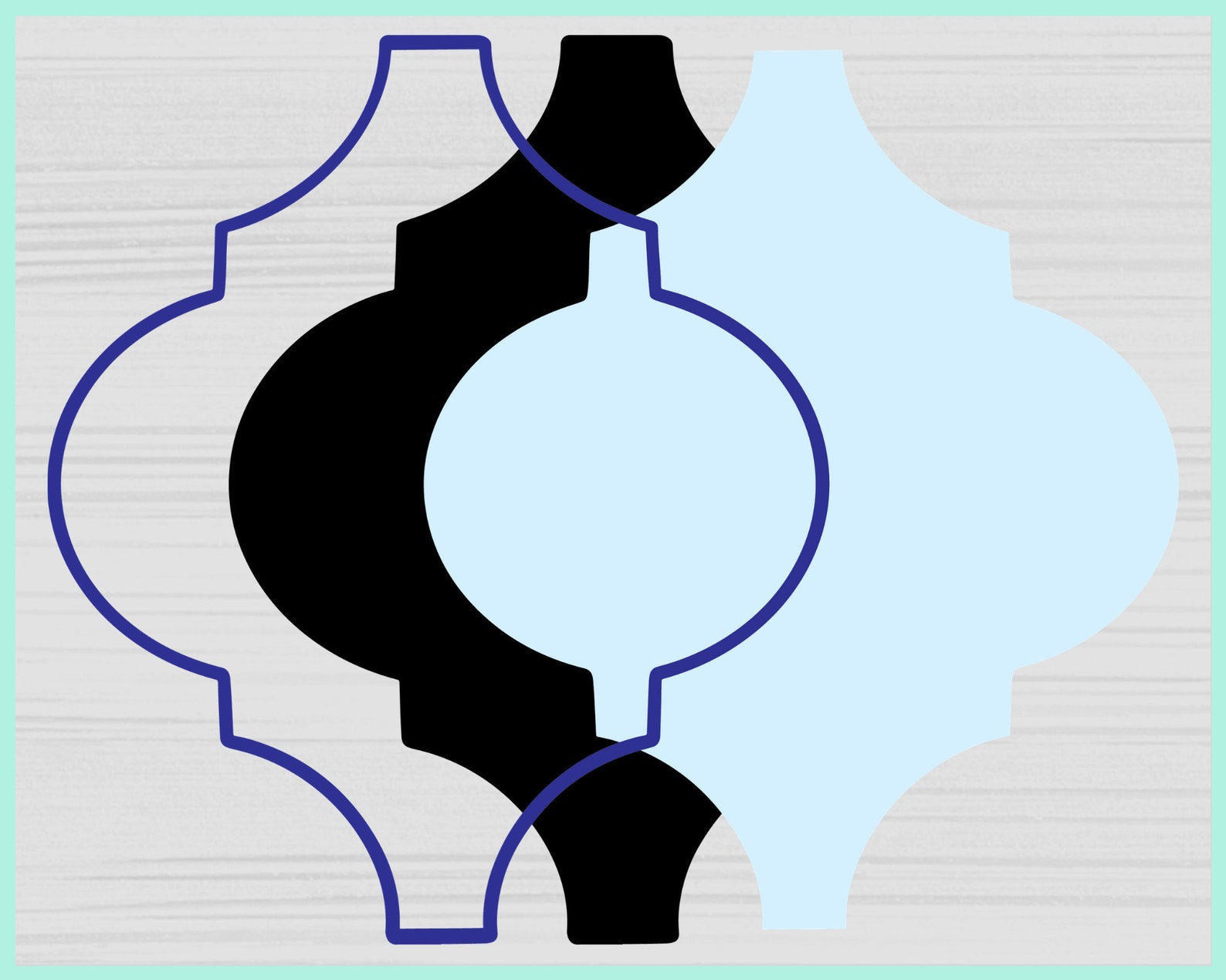 Arabesque Tile Svg, Tile Template Svg, Christmas Tile Svg, Ornament Svg ...