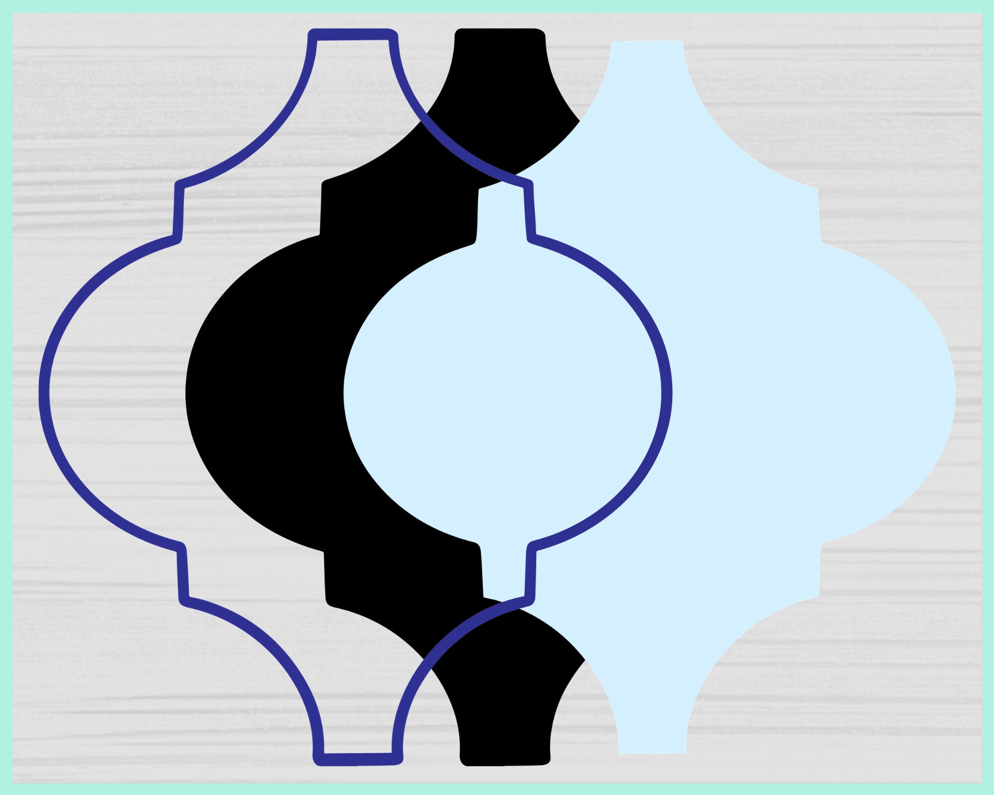 Arabesque Tile Svg Tile Template Svg Christmas Tile Svg - Etsy