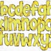 Softball Alphabet Letters PNG Bundle, Alphabet Clipart, Softball Hand ...