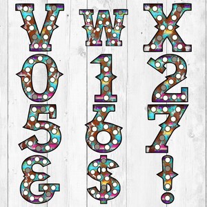 Western Marquee Letters, Marquee Letters & Numbers PNG, Western ...