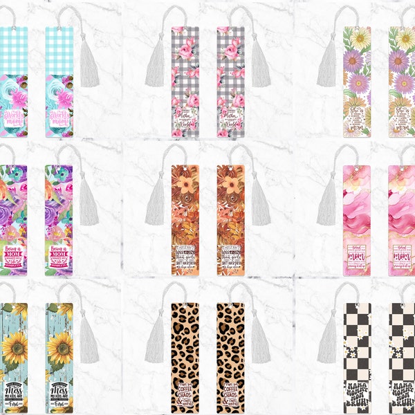 Sublimation Book Marks Design - Etsy