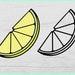 Svg citrons, lot de svg citron, svg été, clipart citron, clipart été ...
