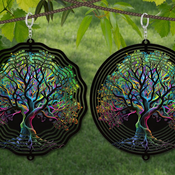 Tree in the Wind Svg - Etsy