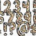 Alphabet Letters PNG Bundle, Alphabet Clipart, Patterned Hand Drawn ...