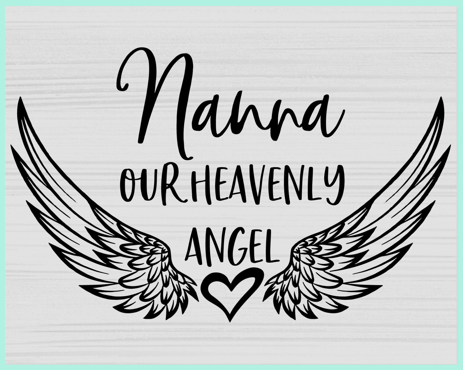 Heavenly Angel Svg Bundle, Christmas Memorial Svg, in Loving Memory ...