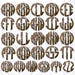 Sports Doodle Letters Monogram Alphabet PNG Bundle, Alphabet Clipart ...