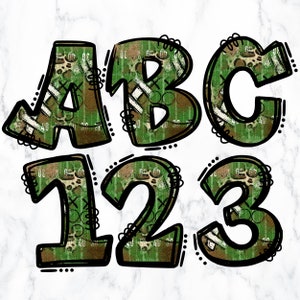 Football Doodle Letters PNG Bundle, Alphabet Clipart, Leopard Print ...