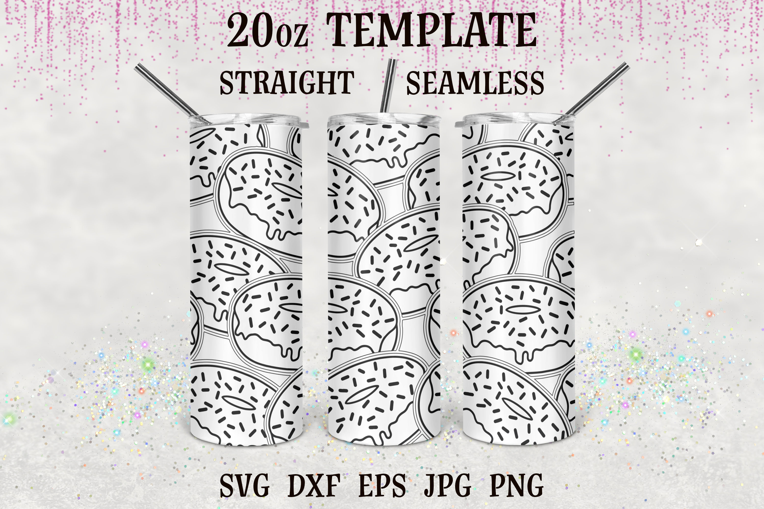 Donut Burst Tumbler Template Svg Burst Tumbler Svg Burst - Etsy