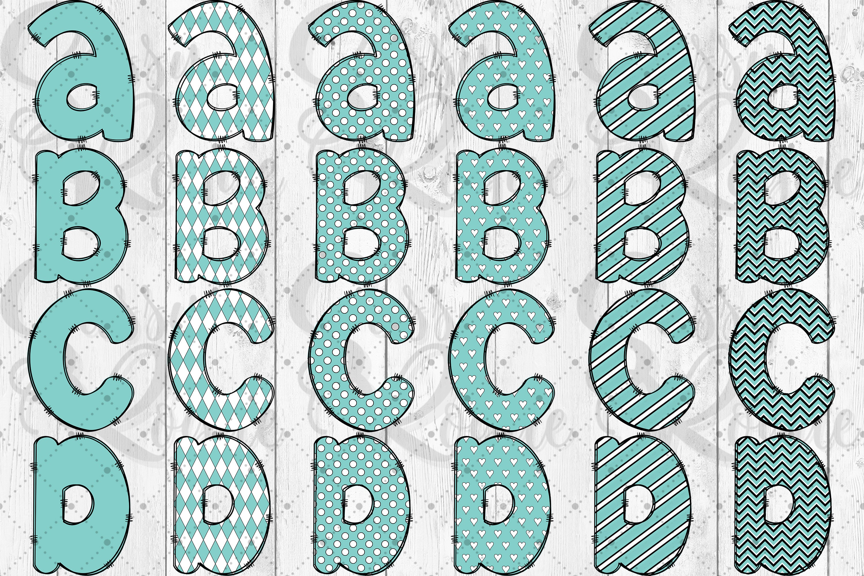 Doodle Letters and Numbers, Doodle Sublimation Letters & Numbers PNG ...