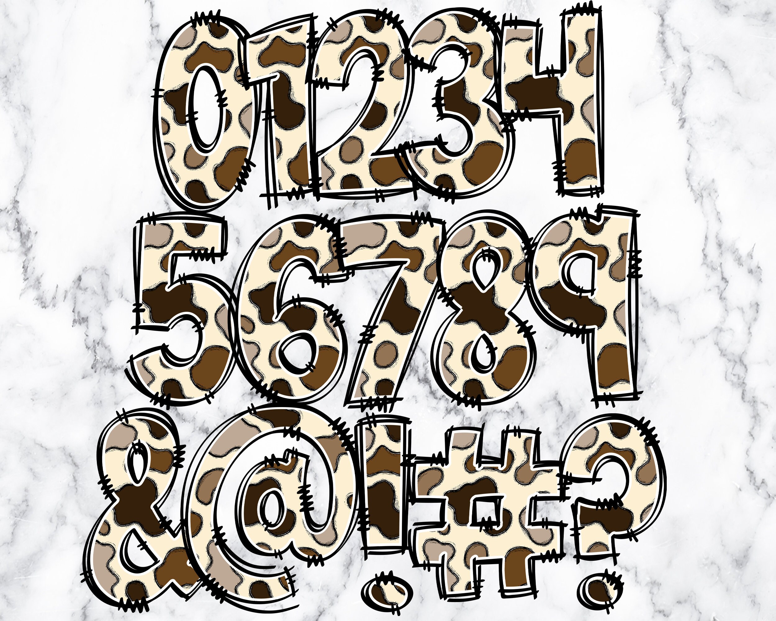 Pink Cowgirl Doodle Alphabet Letters PNG Bundle, Alphabet Clipart ...