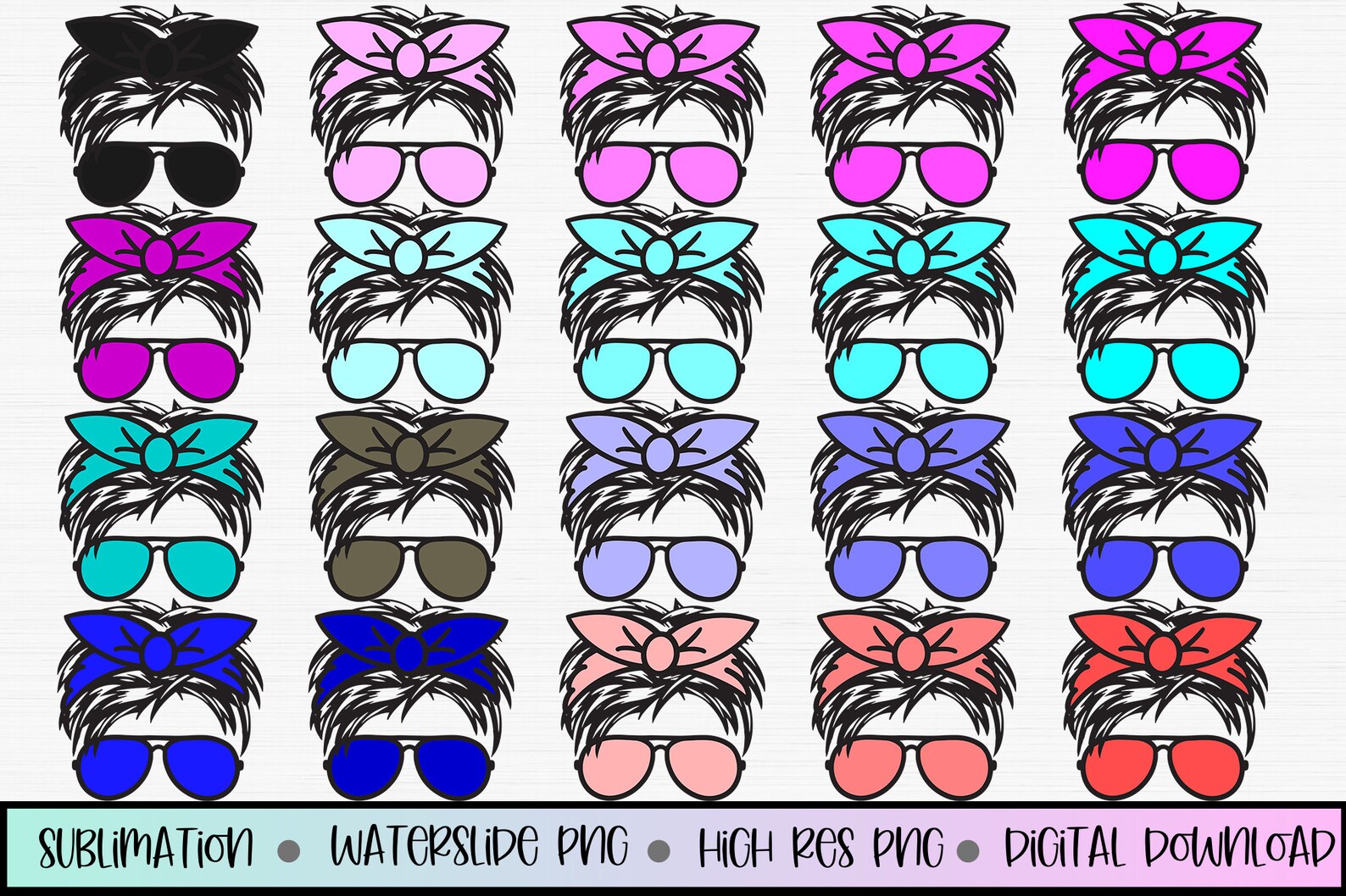 Pixie Cut Sublimation Bundle, Mom Life Png, Momlife Clipart, Plain ...